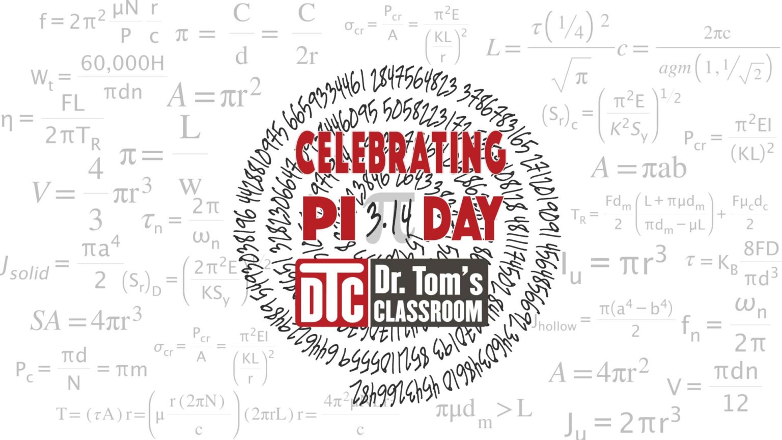 PI - Around and around we go! | Dr. Tom's Classroom
